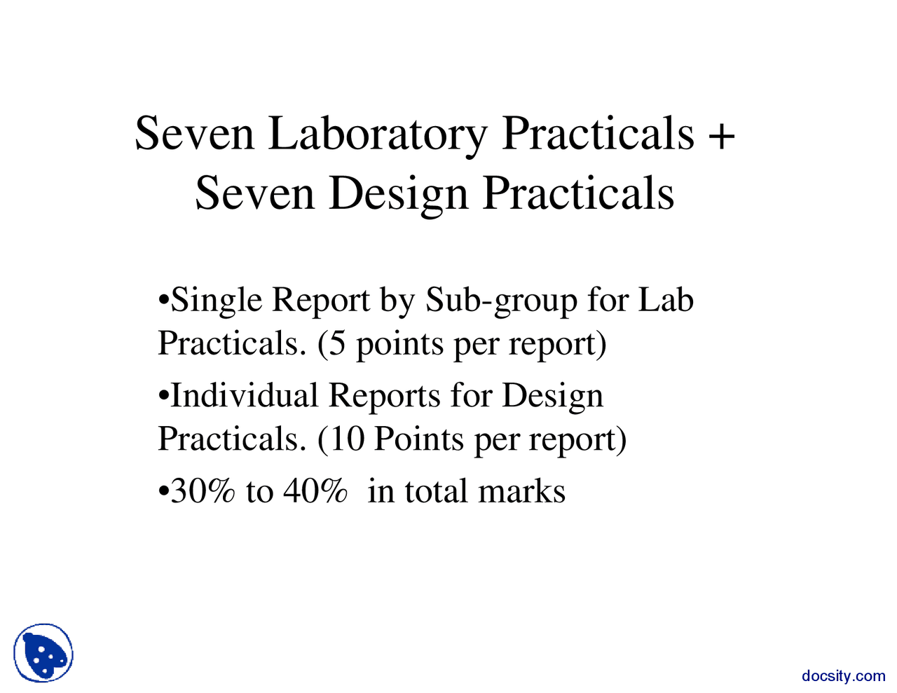 Seven Laboratory Practicals Seven Design Practicals-Turbomecines ...