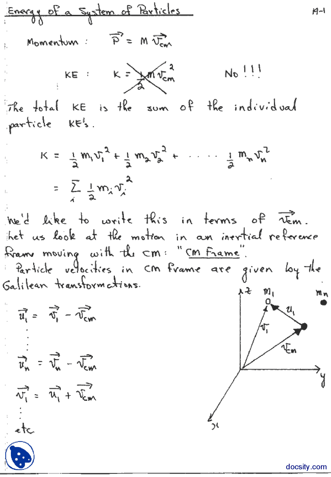 Energy System Physics Lecture Notes Docsity