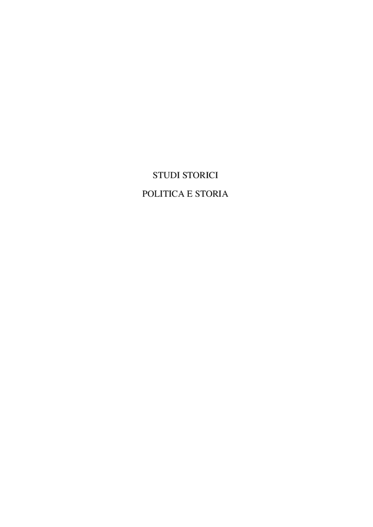 Saggio Sul Risorgimento Docsity