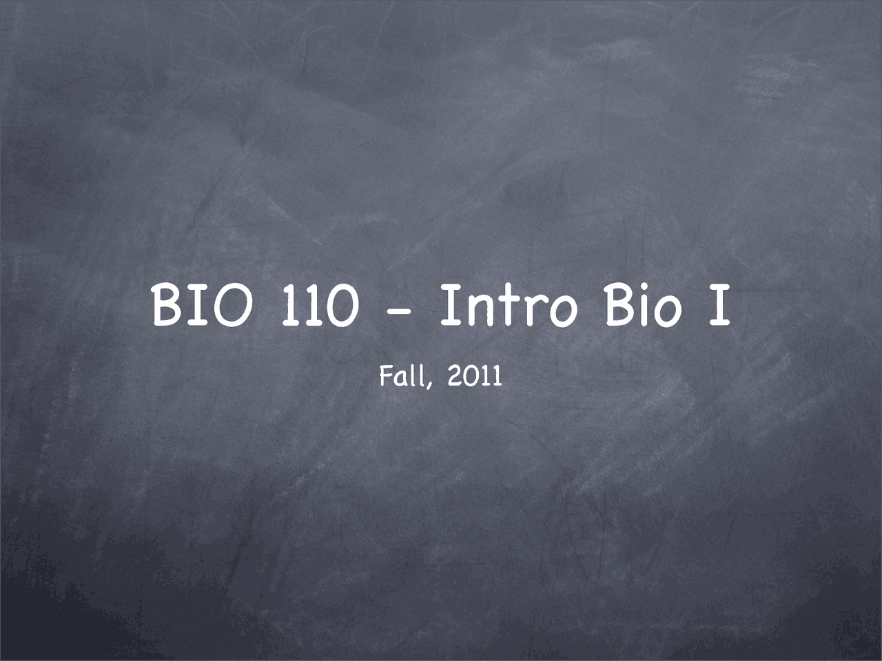 Scientific Methodology Lecture Slides Biol 110 Docsity