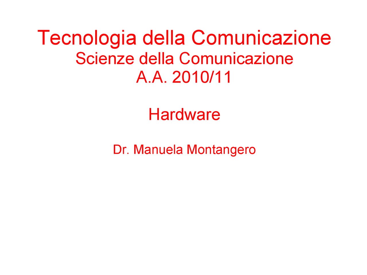 Hardware Docsity