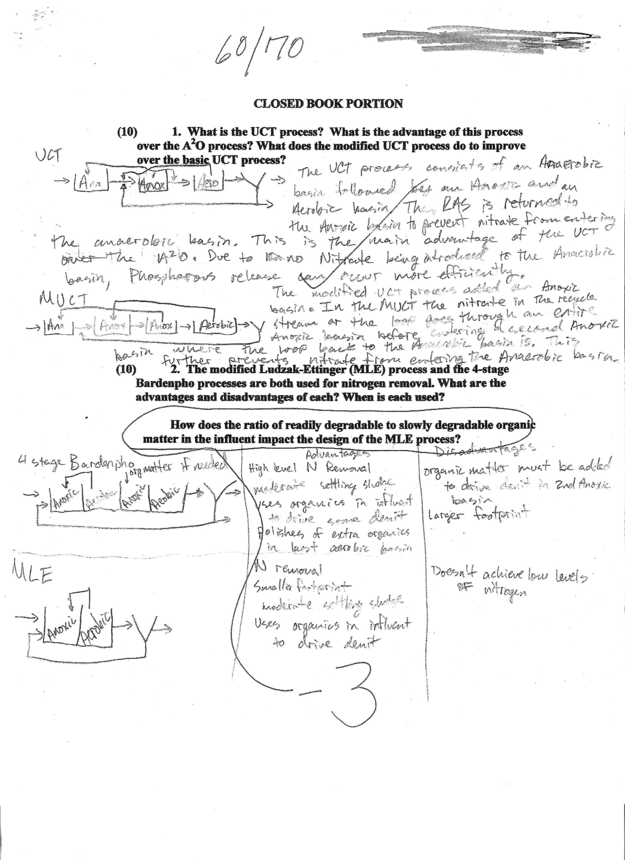Exam 2 Questions With Solution Environmental Engineering Design Cee