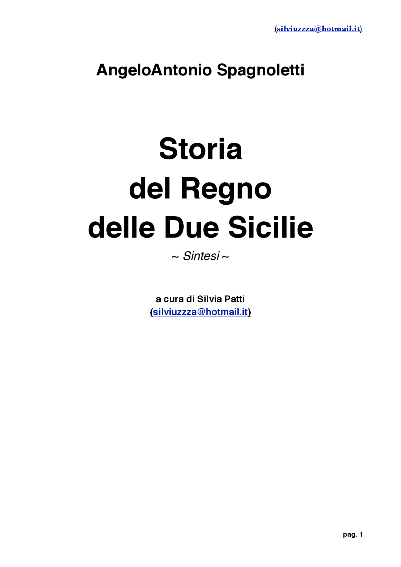 Regno Delle Due Sicilie Docsity