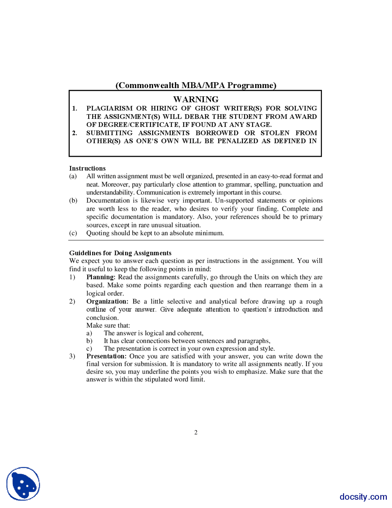 Project Managment Business Managment Assignmnet Exercises Project