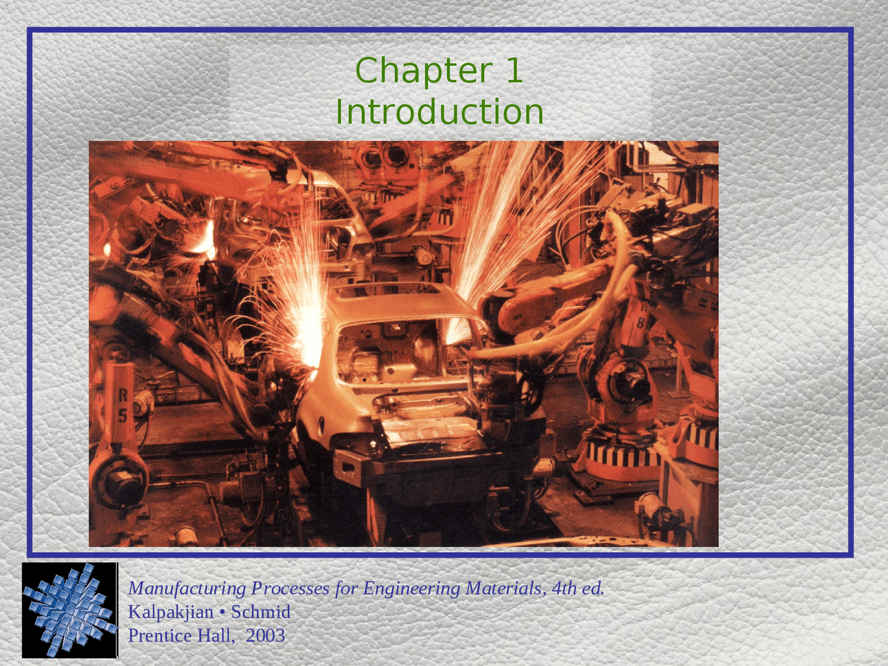 Manufacturing Process For Engineering Materials Lecture Slides Mem