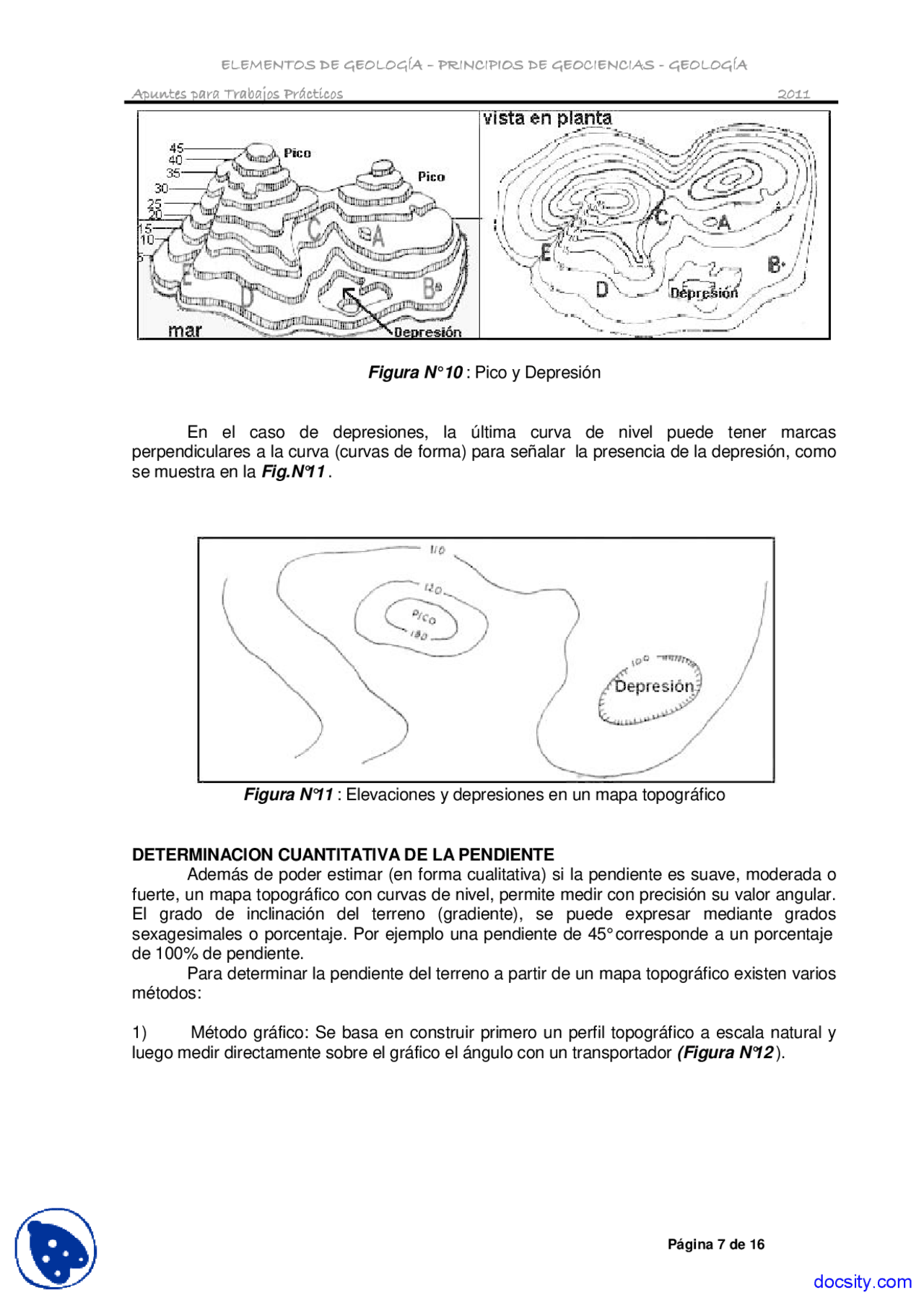 Mapa Topográfico Apuntes Topografía Parte 4 Apuntes De