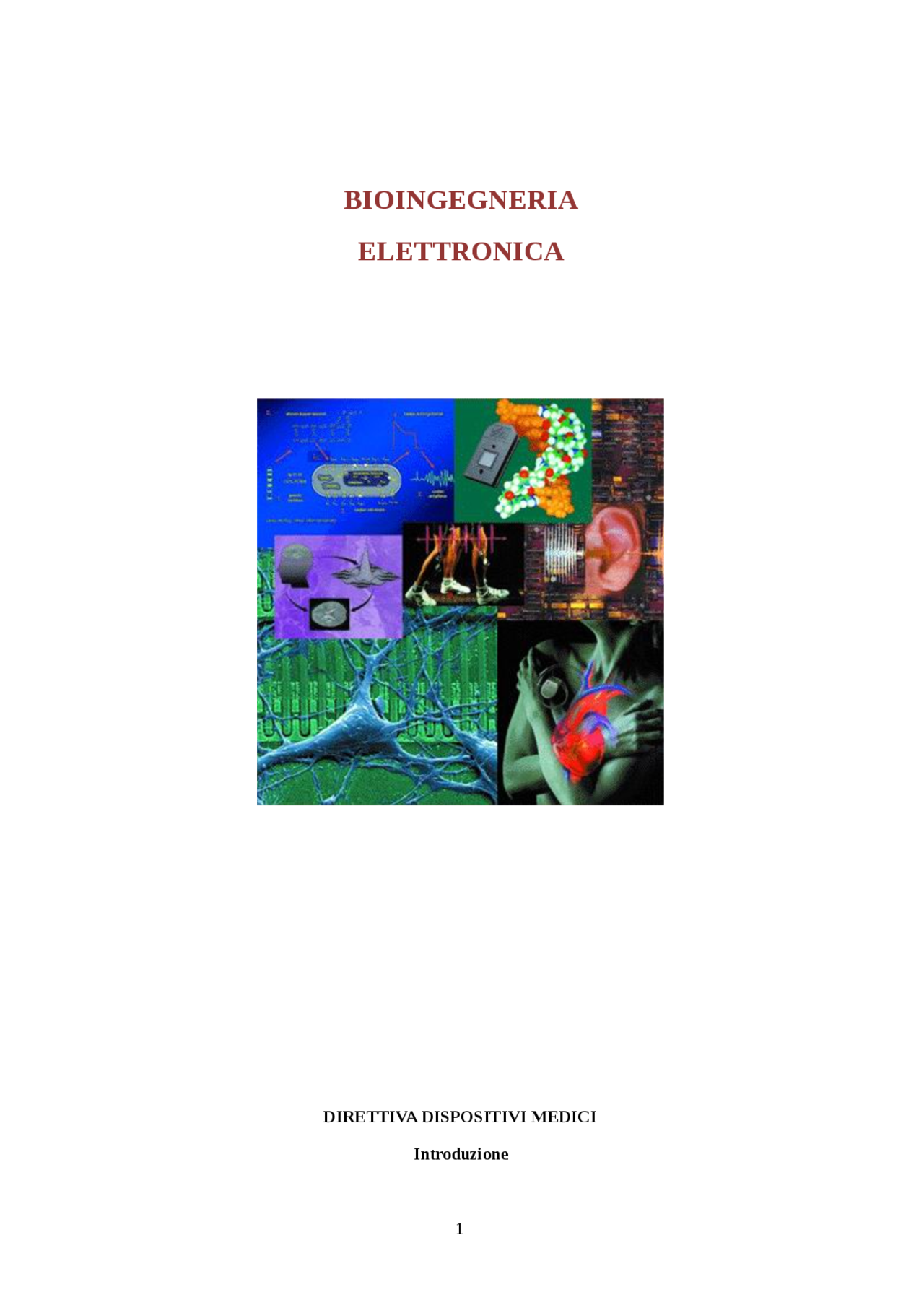 Riassunto Di Bioingegneria Elettronica Prof Knaflitz Politecnico