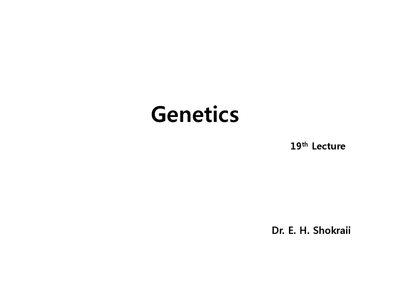 Biotechnology - Genetics - Notes | BIOL 2004 - Docsity