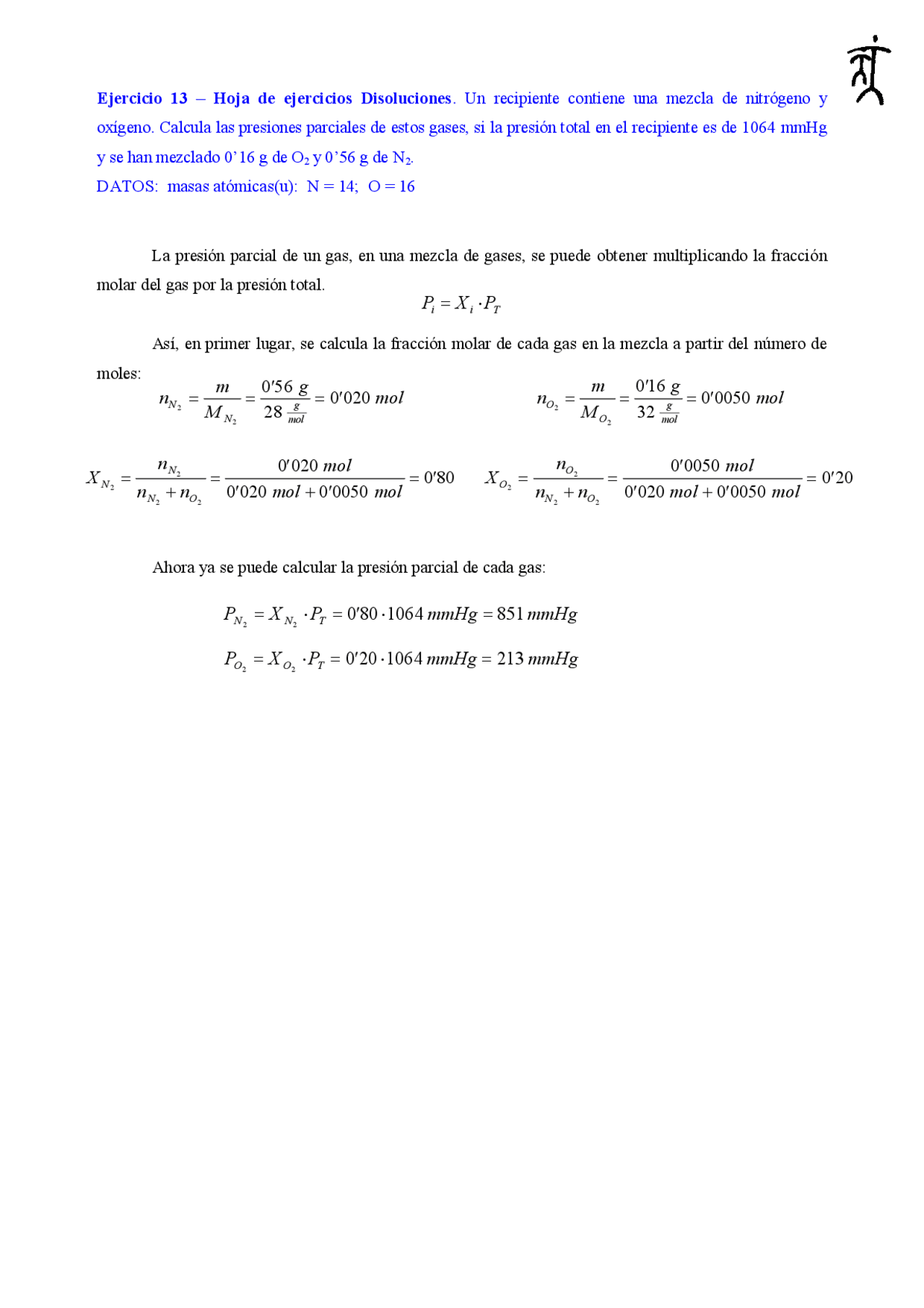 Disoluciones Ejercicios Química Parte 3 Docsity
