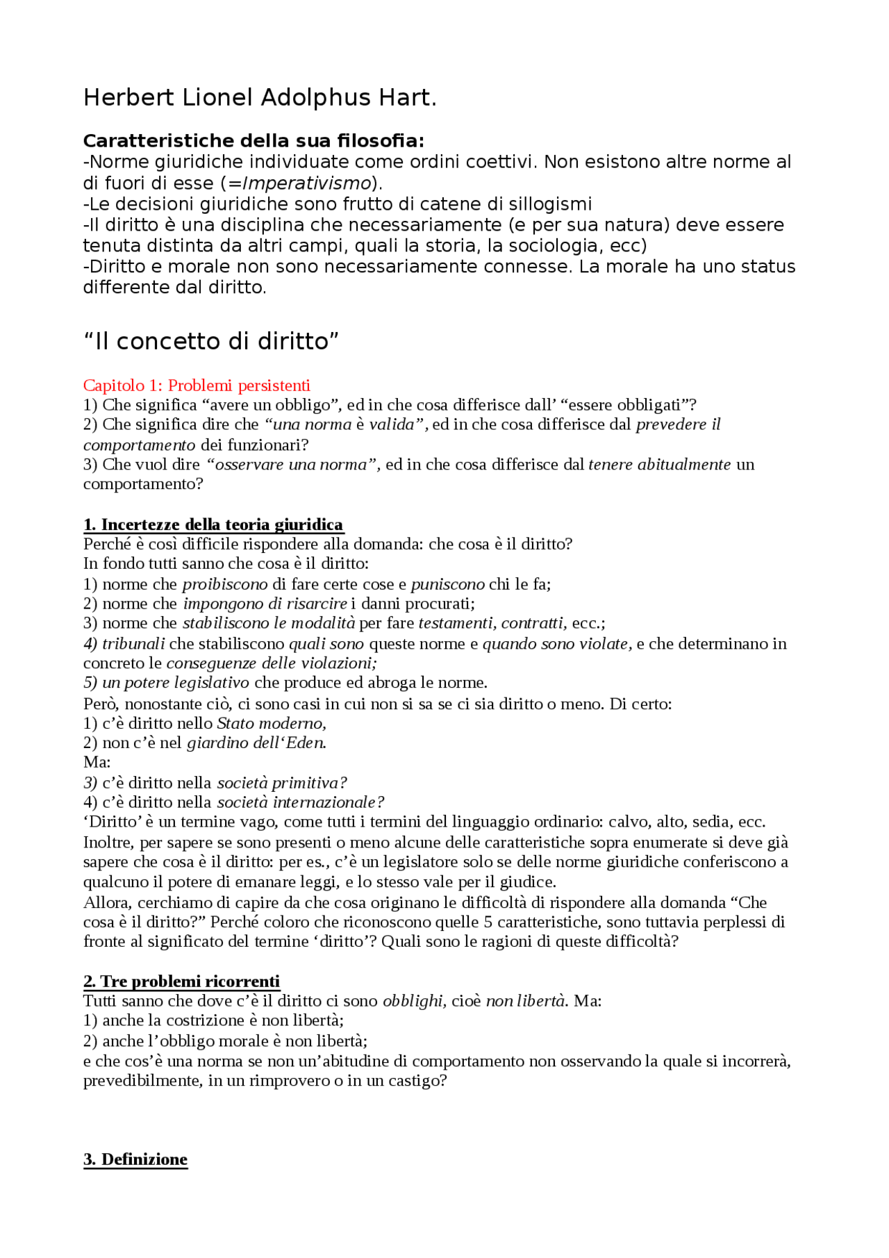 Il concetto di diritto secondo Herbert Lionel Hart - Filosofia Del ...