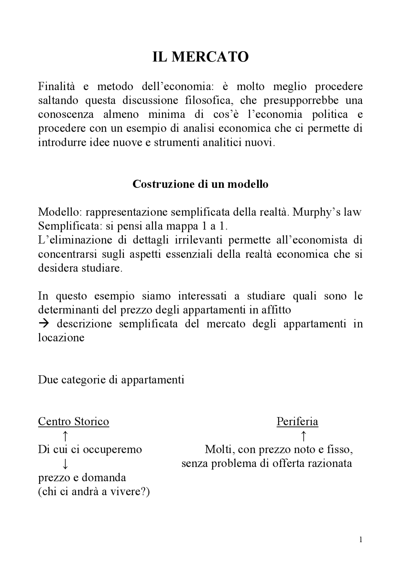 Il Mercato Vincolo Di Bilancio Microeconomia Docsity