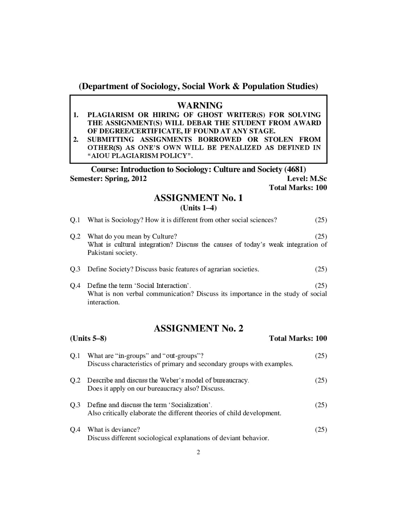 Social Interaction Communication Introduction To Sociology Assignment