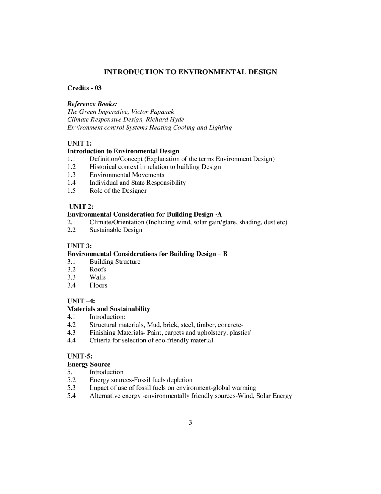 Role of the Designer, Responsibility-Introduction to Environmental ...