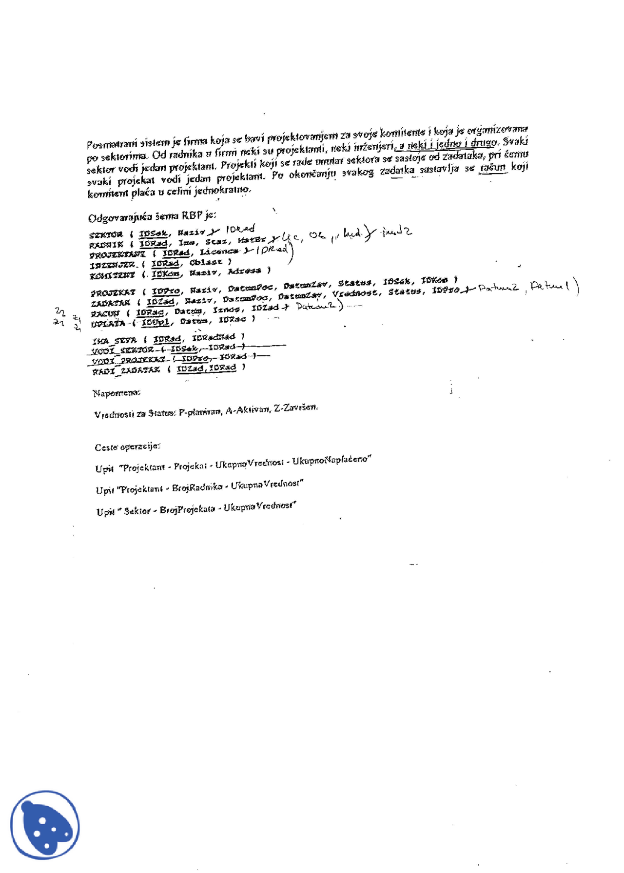 Informacioni Sistemi Skripta Elektrotehnicki Fakultet Part3 Rezime