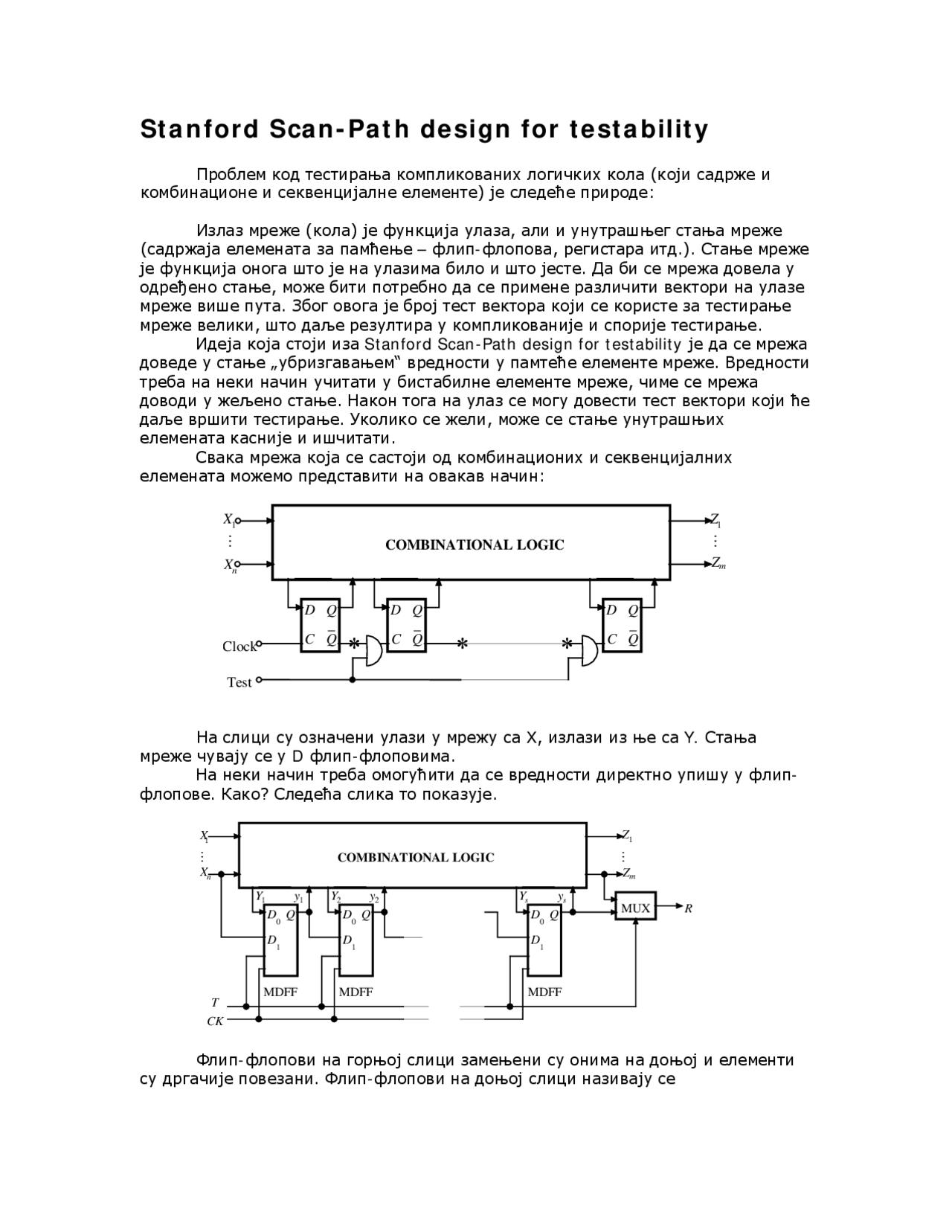 Scan path-Racunarski VLSI sistemi-Beleska | Beleške' predlog Računarski ...