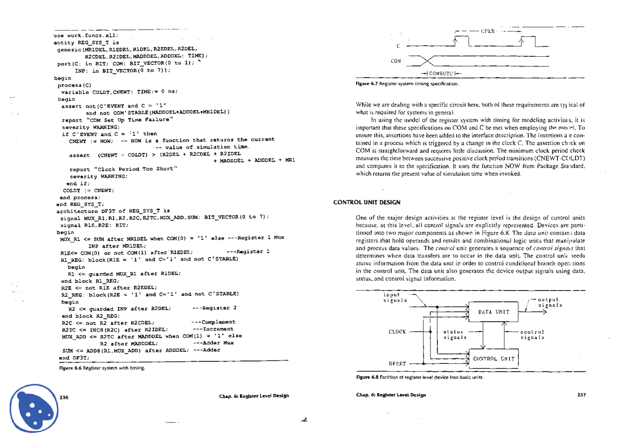 Structured Logic Desing With Vhdl Skripta Racunarski Vlsi Sistemi