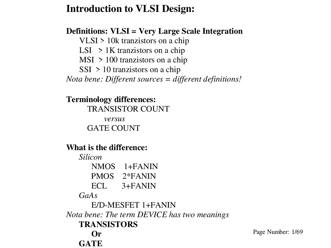 Uvod U Vlsi Racunarski Vlsi Sistemi Slajdovi Slajdovi Predlog