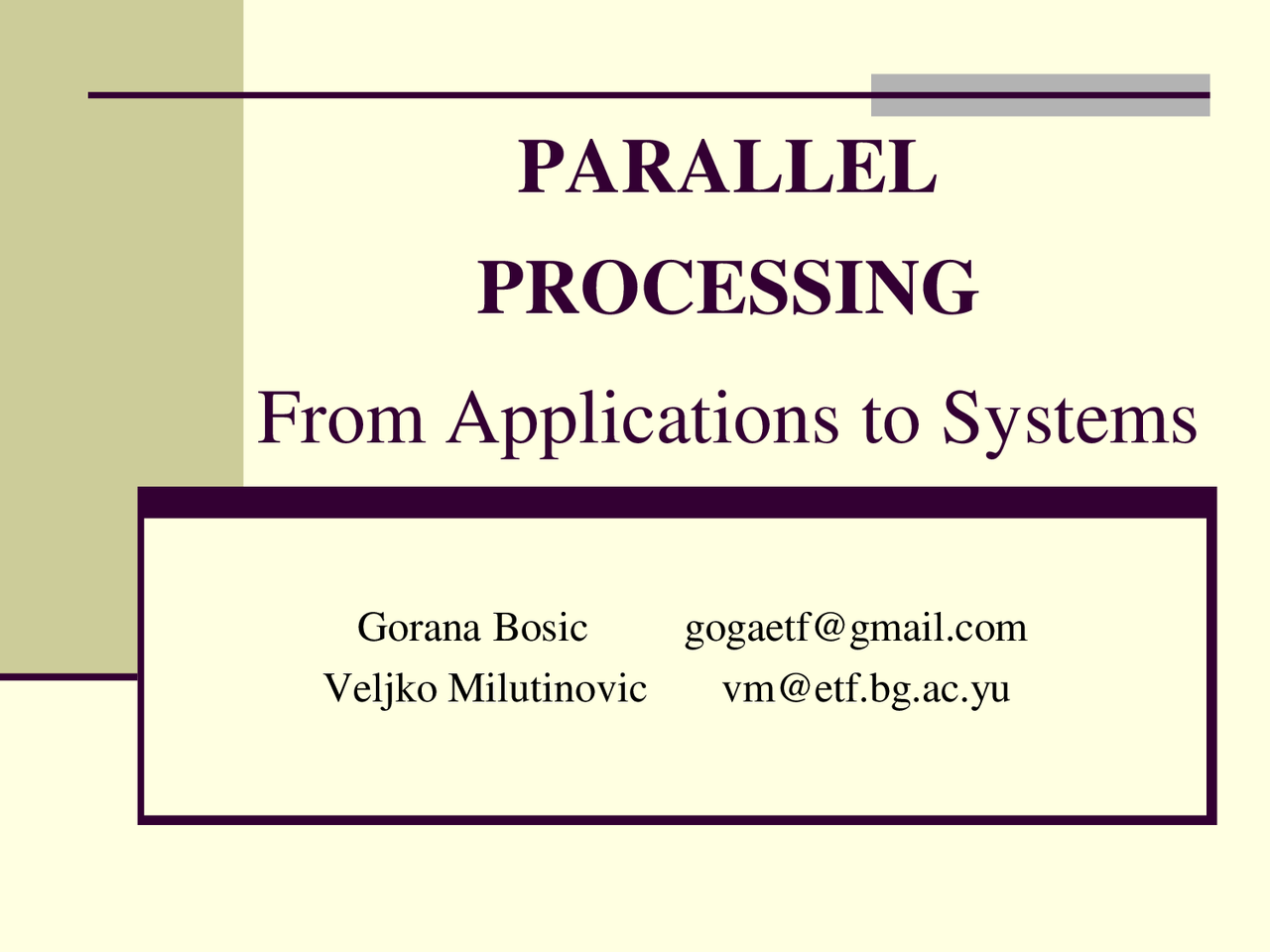 Parallelprocesing Book On Systolic Arrays By Moldovan Racunarski Vlsi