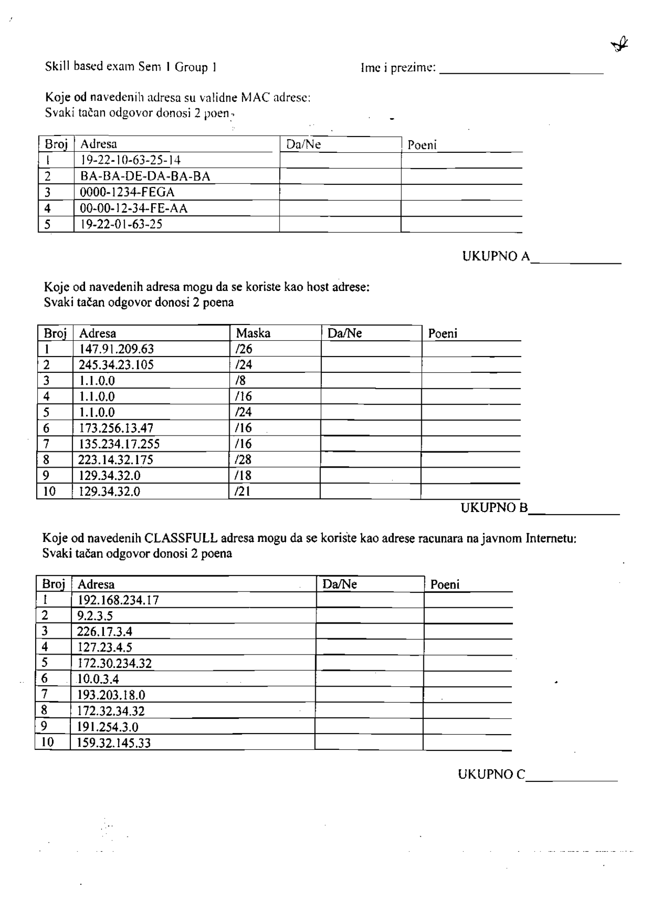 Slajdovi-Internet-Racunarske mreze 1-Eelektrotehnicki fakultet ...