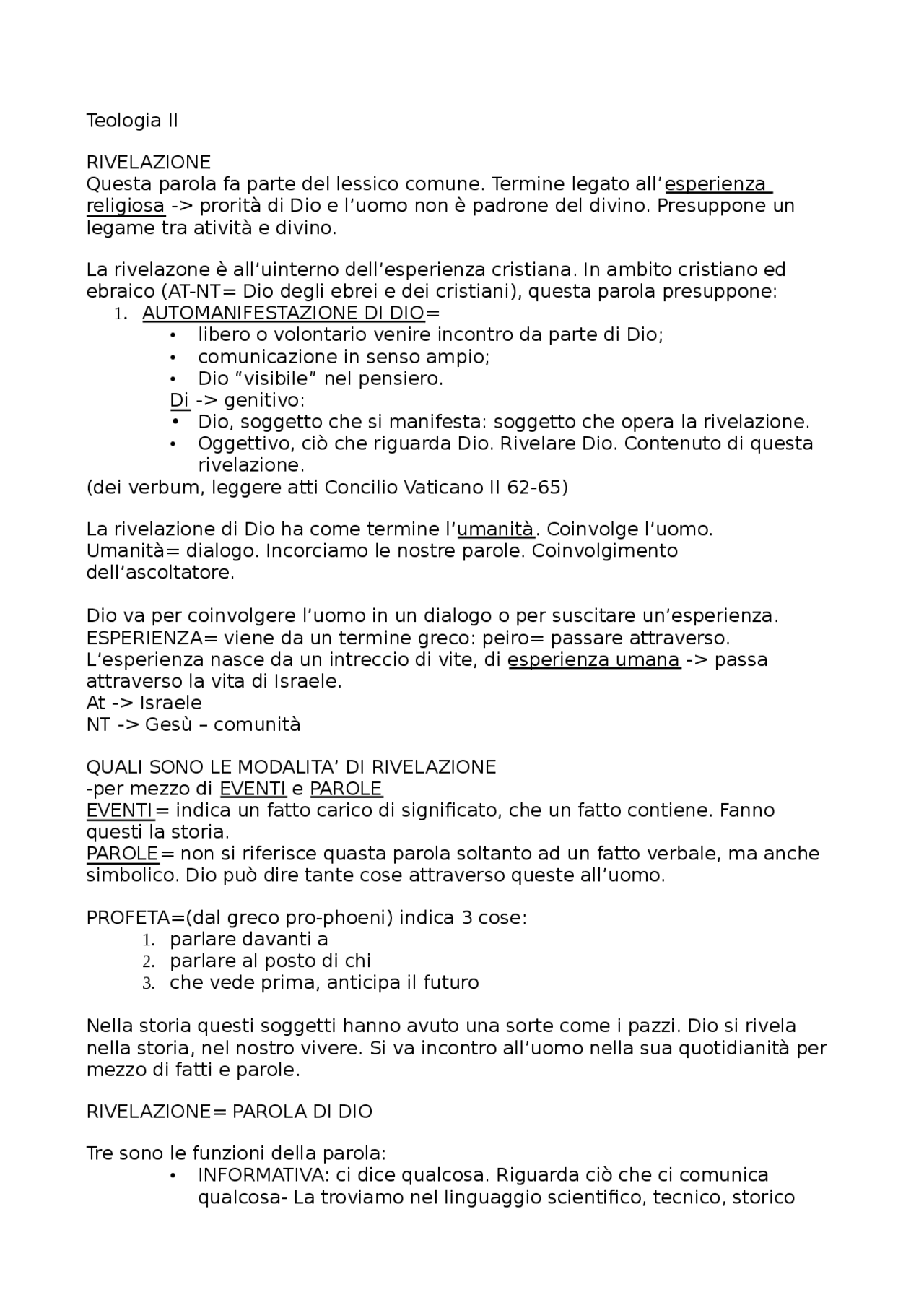 Teologia Ii Marconi Lumsa Docsity