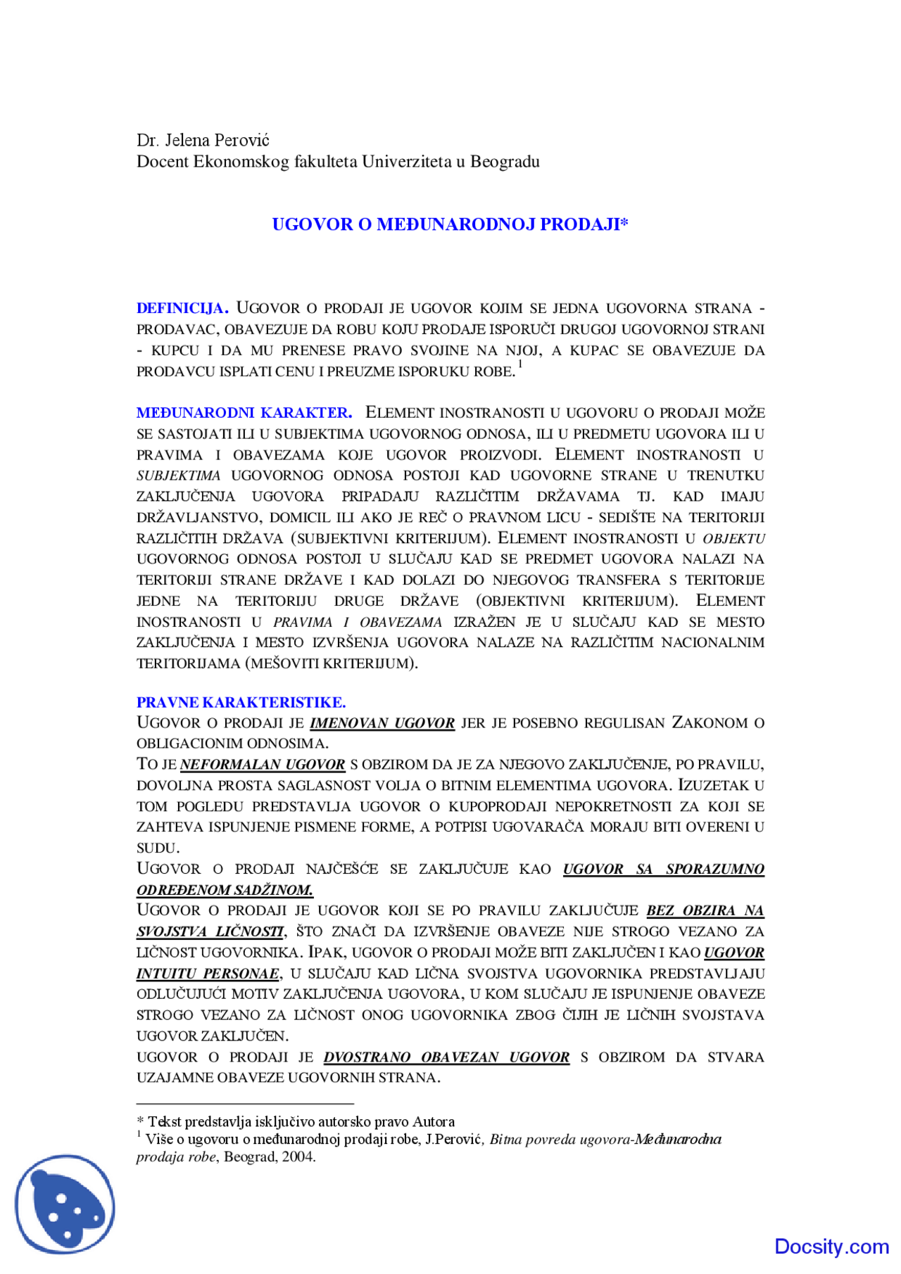 Medjunarodno Privredno Pravo Skripta Medjunarodno Privredno Pravo