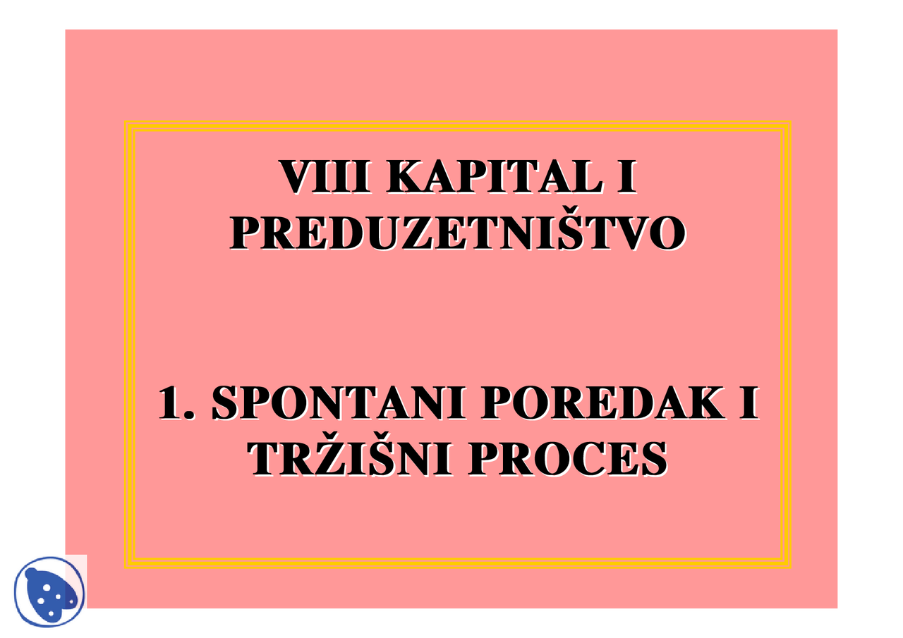 Kapital i preduzetnistvo-Slajdovi-Osnovi makroekonomije-Ekonomski fakultet | Slajdovi' predlog ...