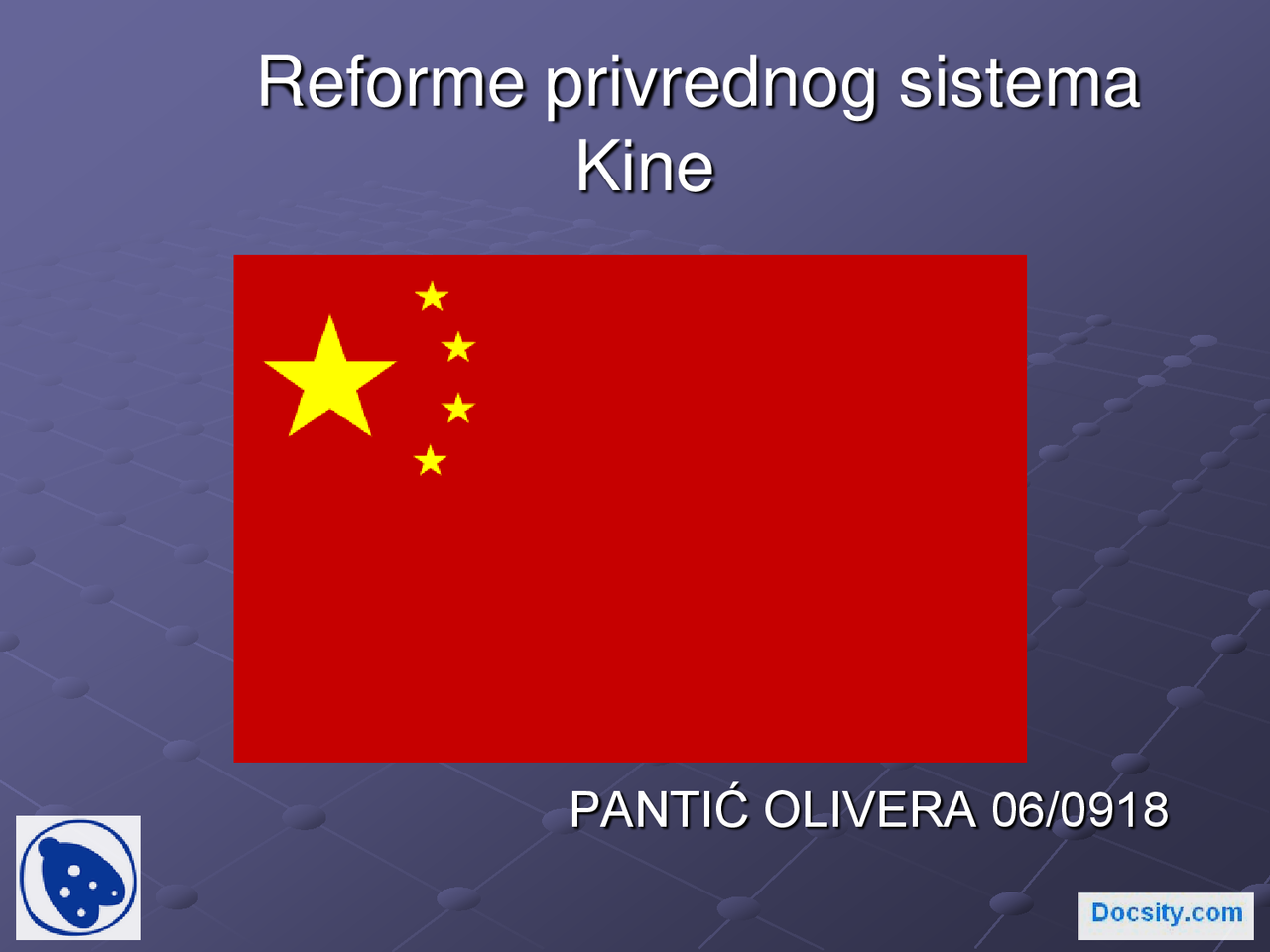 Privredni Sistem Kine Slajdovi Savremeni Privredni Sistemi Part1