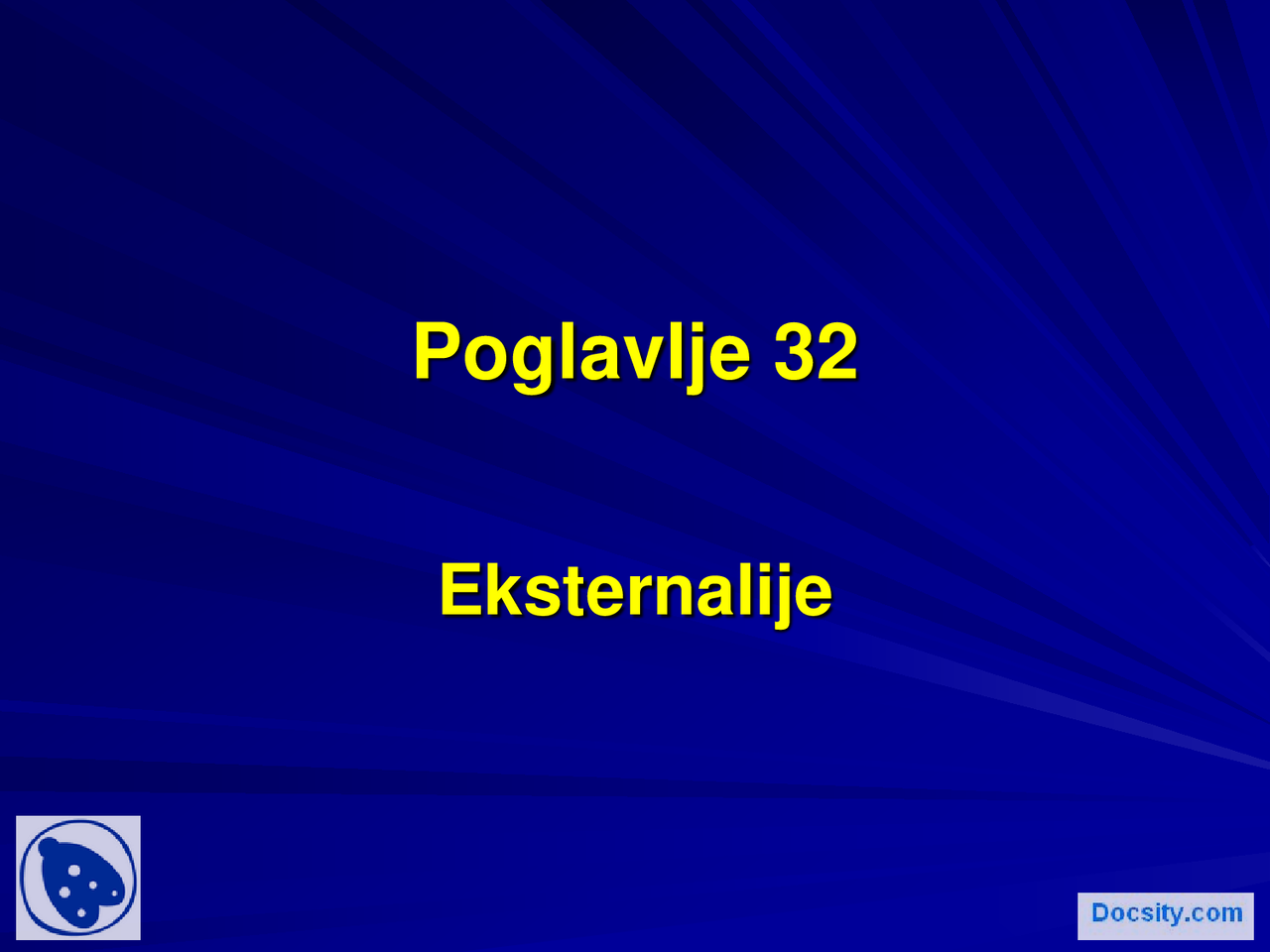 Eksternalije Slajdovi Teorija Cena Ekonomski Fakultet Part1 Slajdovi