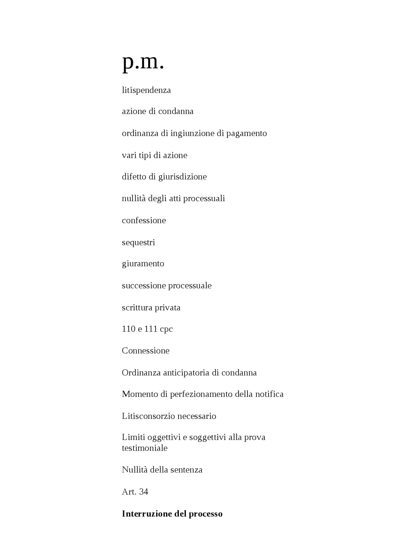 Domande Per Lesame Di Procedura Civile Balena Docsity