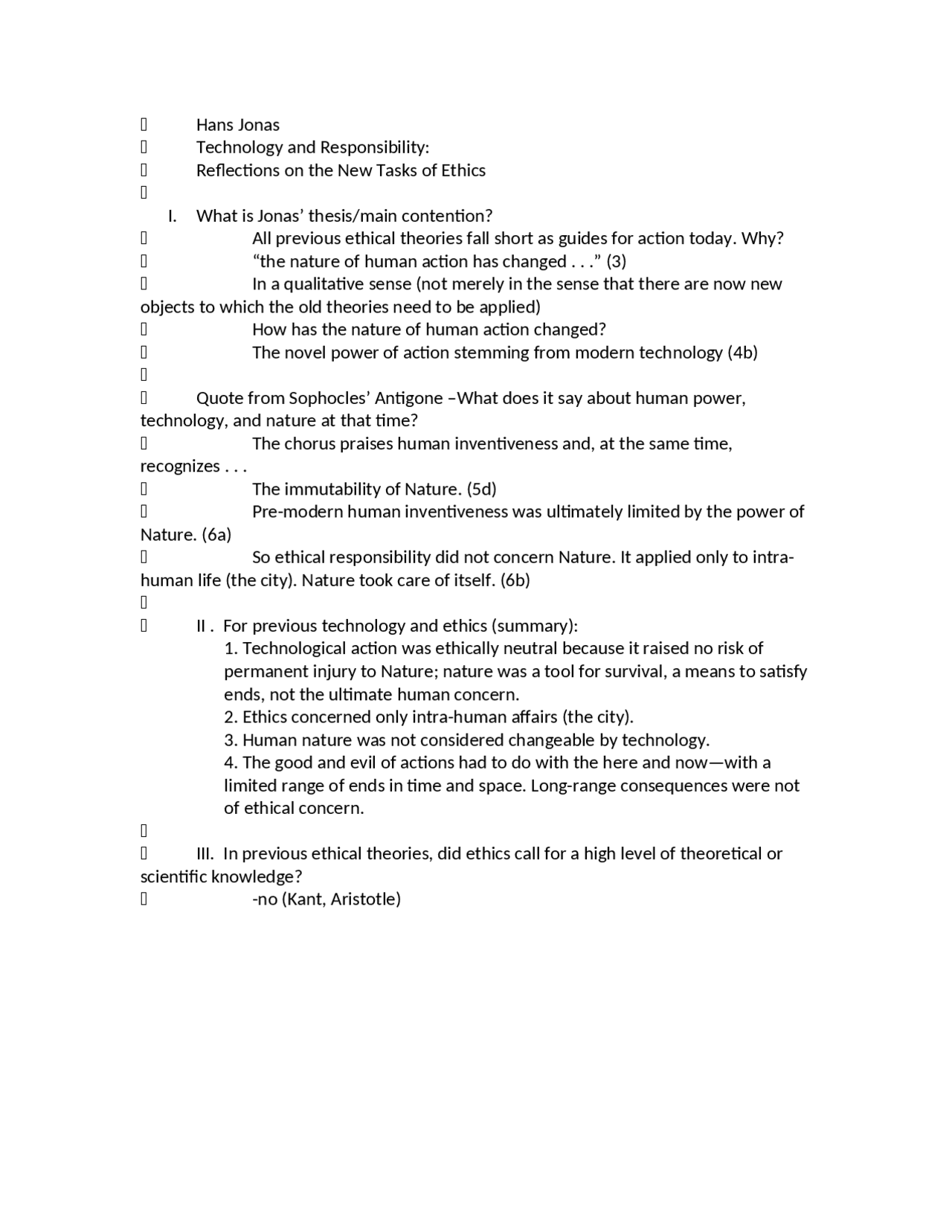 Reflections On The New Tasks Of Ethics Lecture Notes Phil 2030