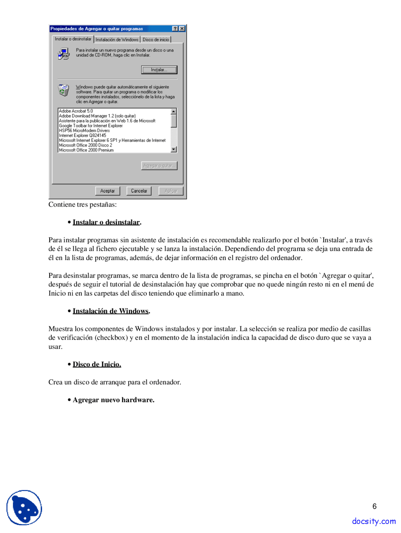 Guía instalación y configuración de hardware y software en Windows ...