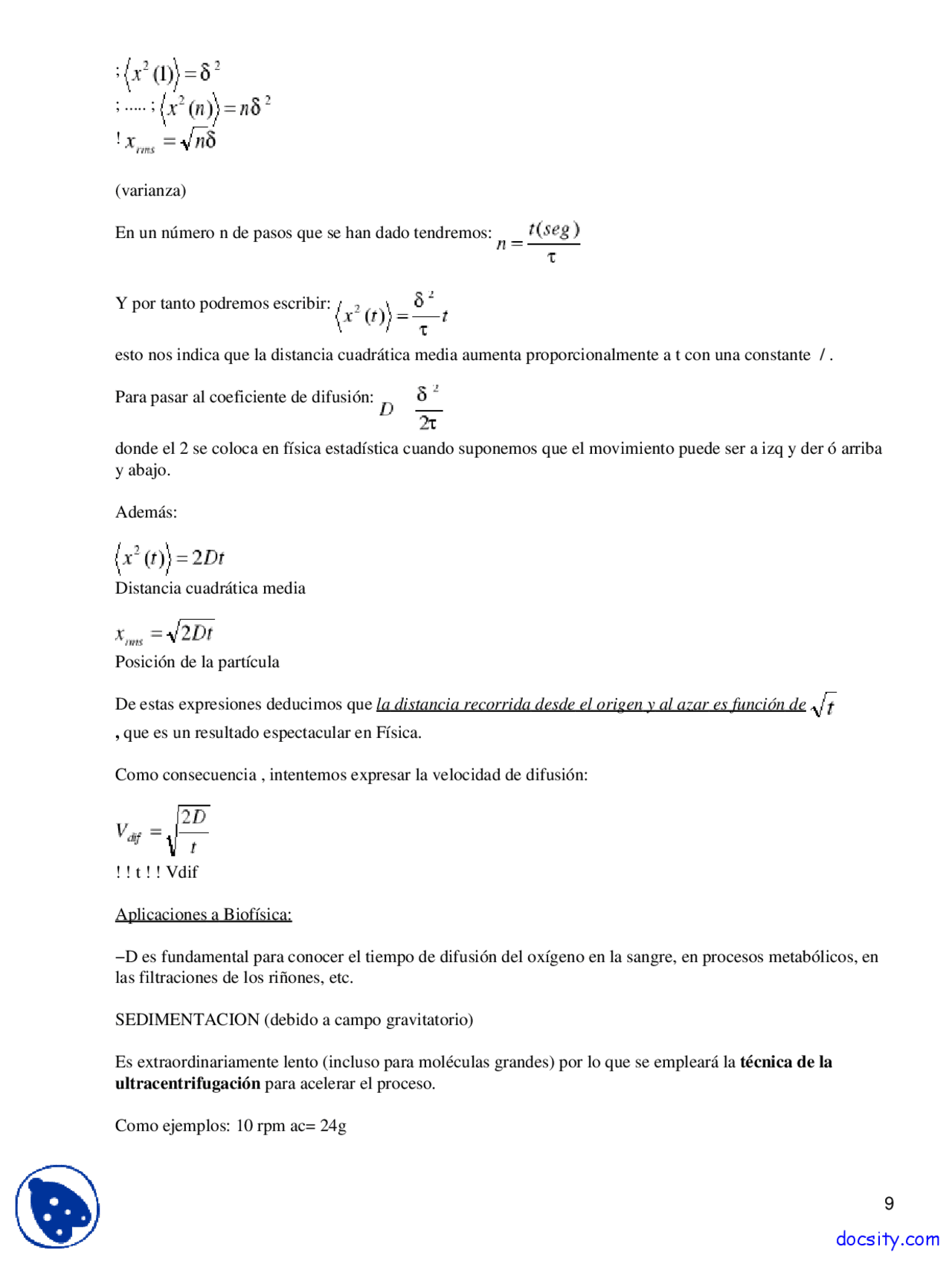 Termodinamica De Los Procesos Biologicos Apuntes Física Parte 9