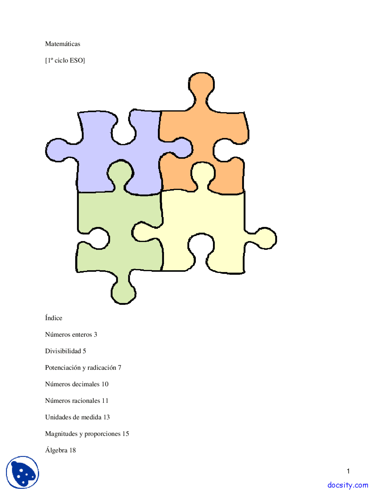 Matemáticas Apuntes Matematicas Docsity