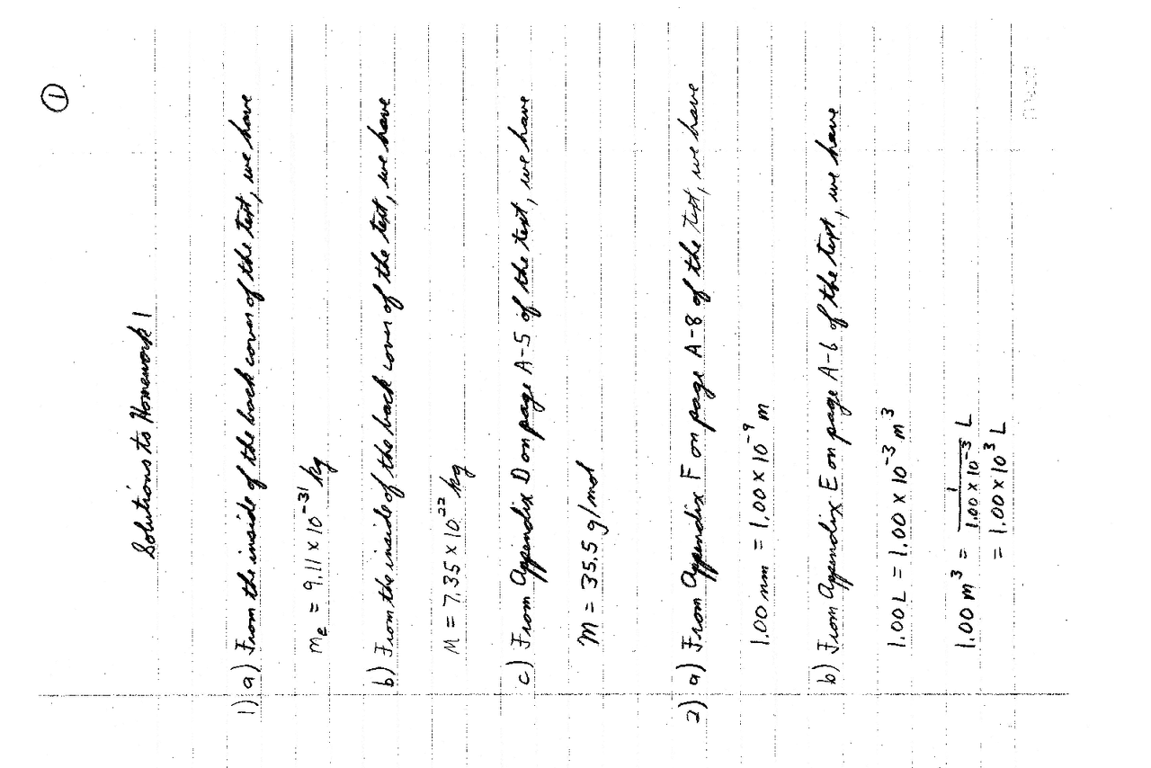 Solutions To Homework 1 On Physics For Scientists And Engineers I Ph
