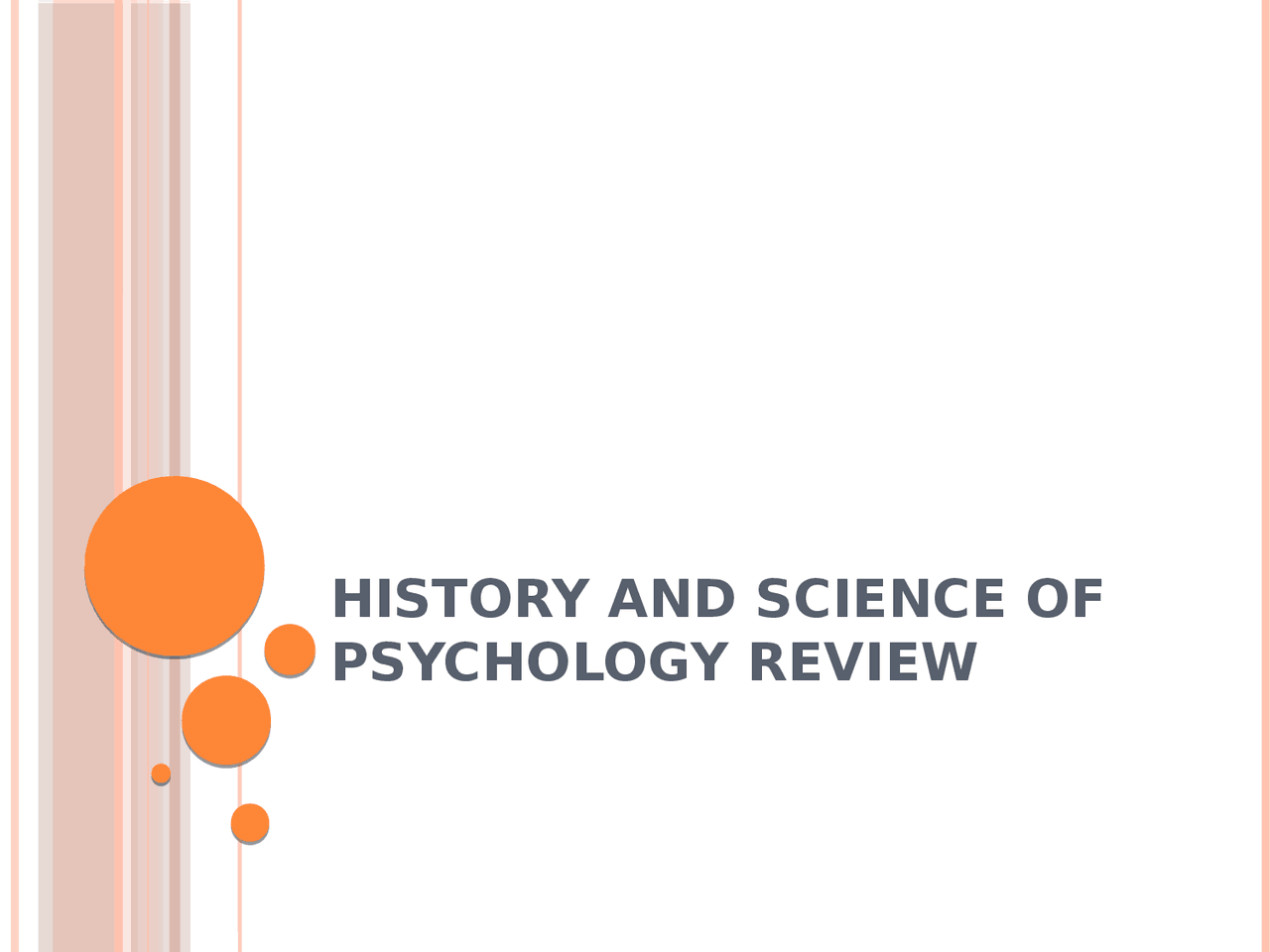 Exam 1 review questions - History and Science of Psychology Review ...