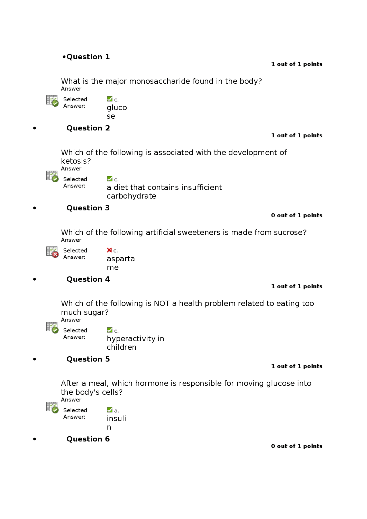 Midterm Exam Solutions Contemporary Nutrition Fshn 120 Docsity