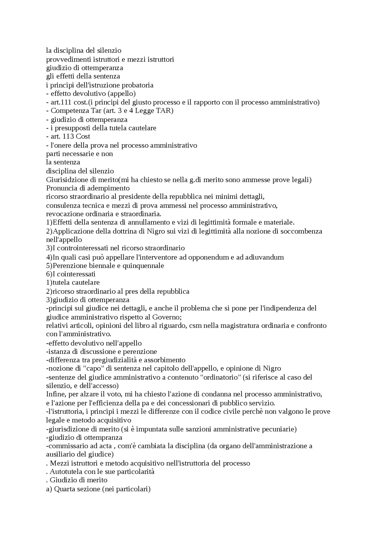 Domande Diritto Amministrativo Ii Docsity