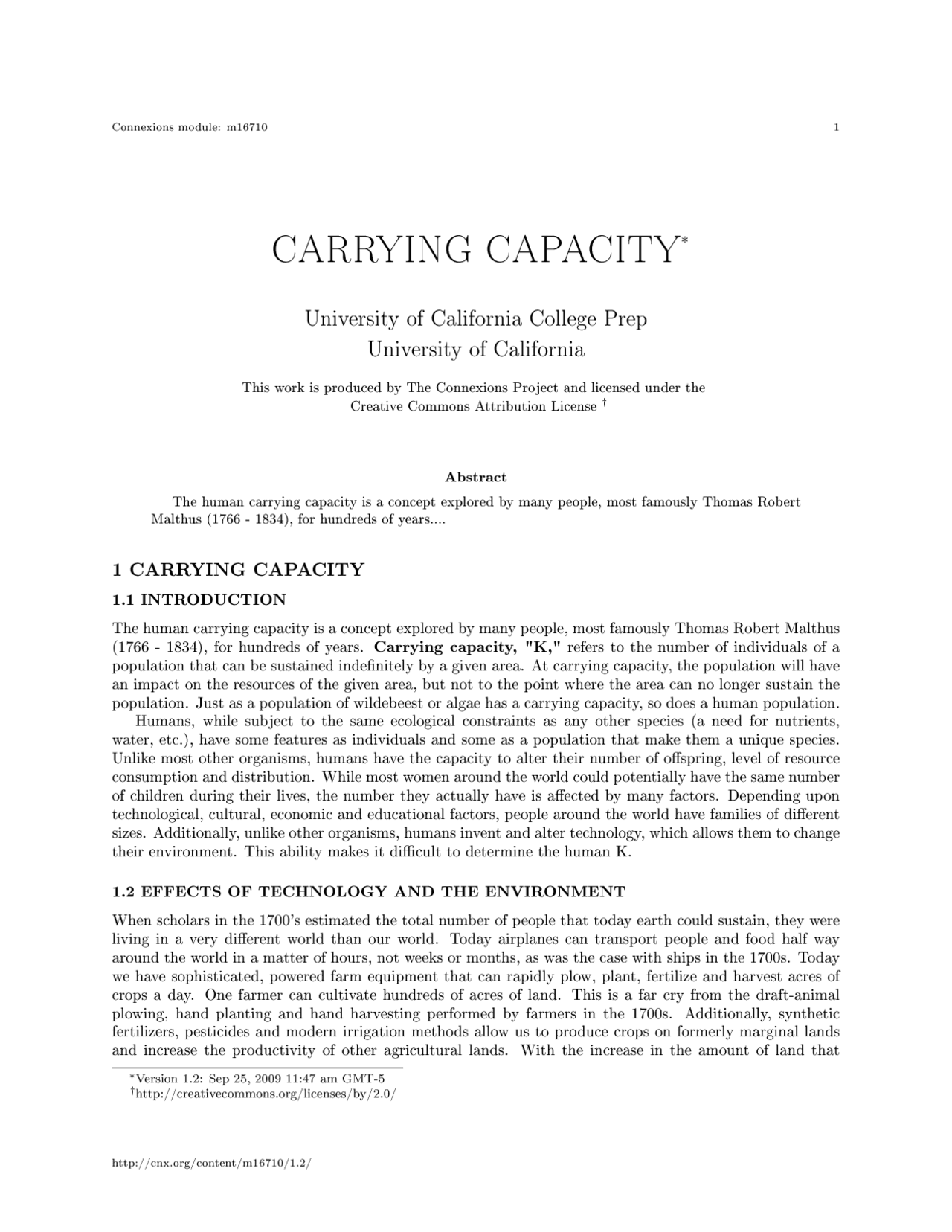 Carrying capacity, college study notes - Carrying capacity | Apuntes ...