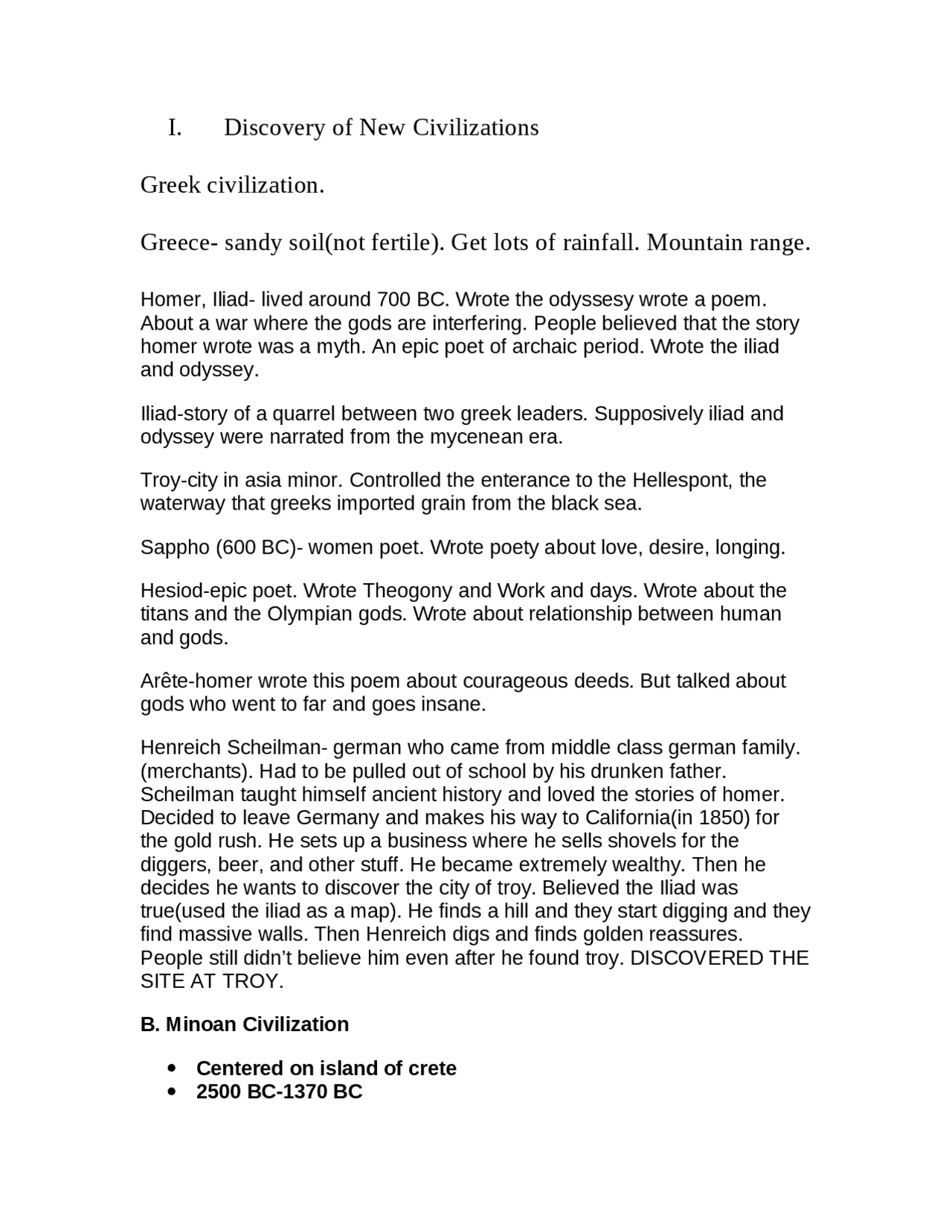 Golden Age Greece Hellenistic World - Notes | HIST 1001 - Docsity