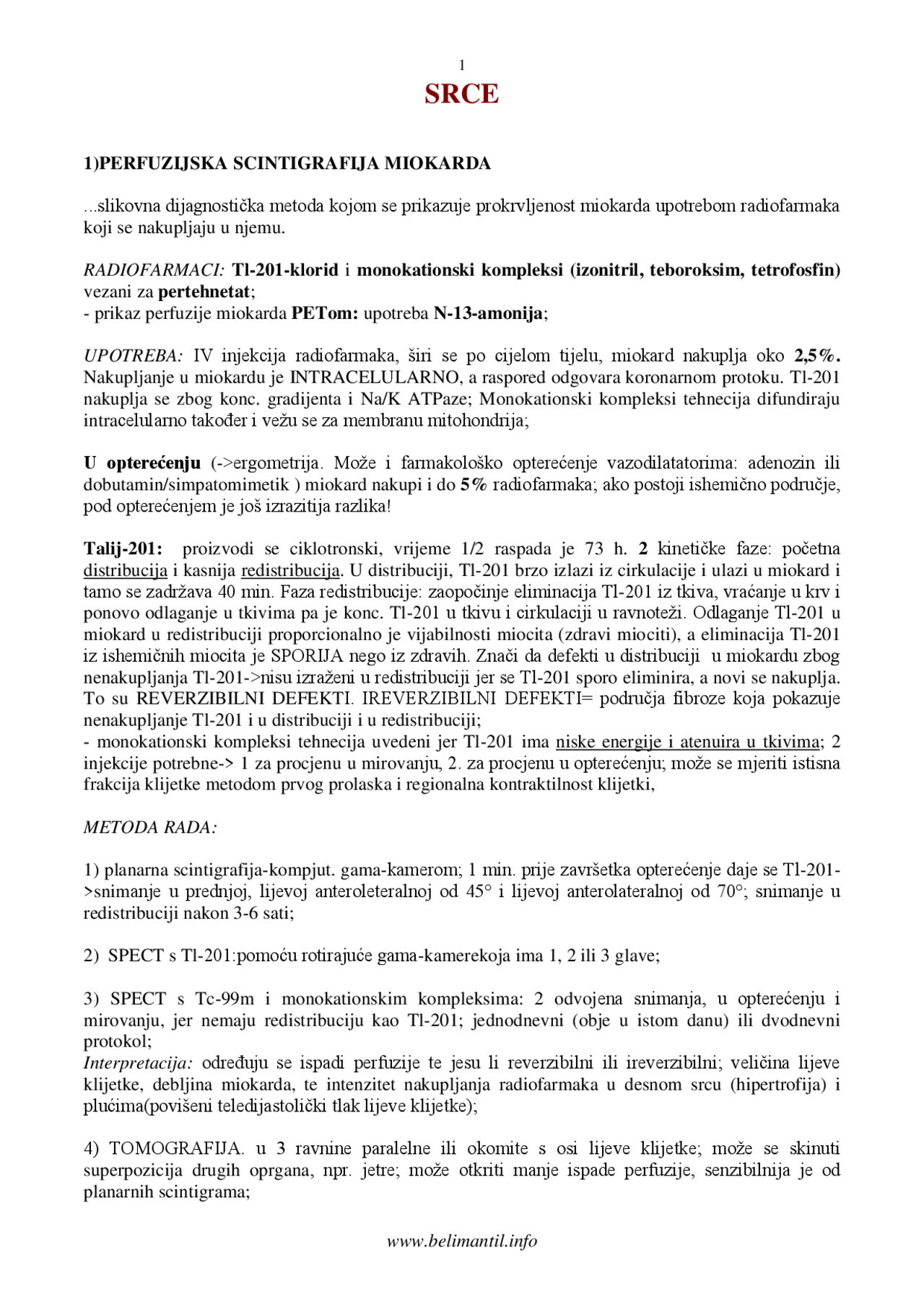 Sistem organa-skripta-Nuklearna medicina-Medicina | Rezime' predlog ...