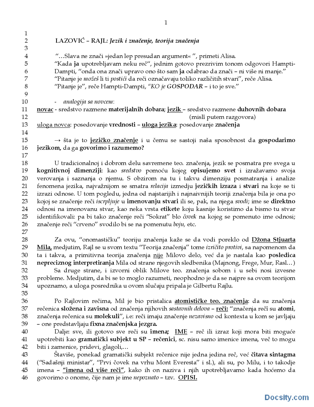 Skripta Teorija Saznanja Filozofija Rezime Predlog Ekspertni Sistemi