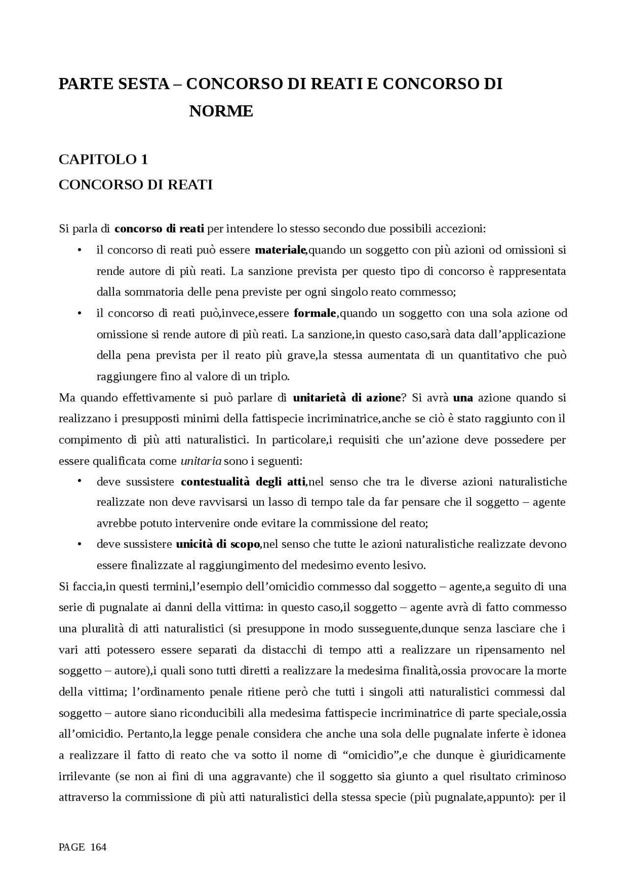 Concorso Di Reati Appunti Di Diritto Penale Docsity