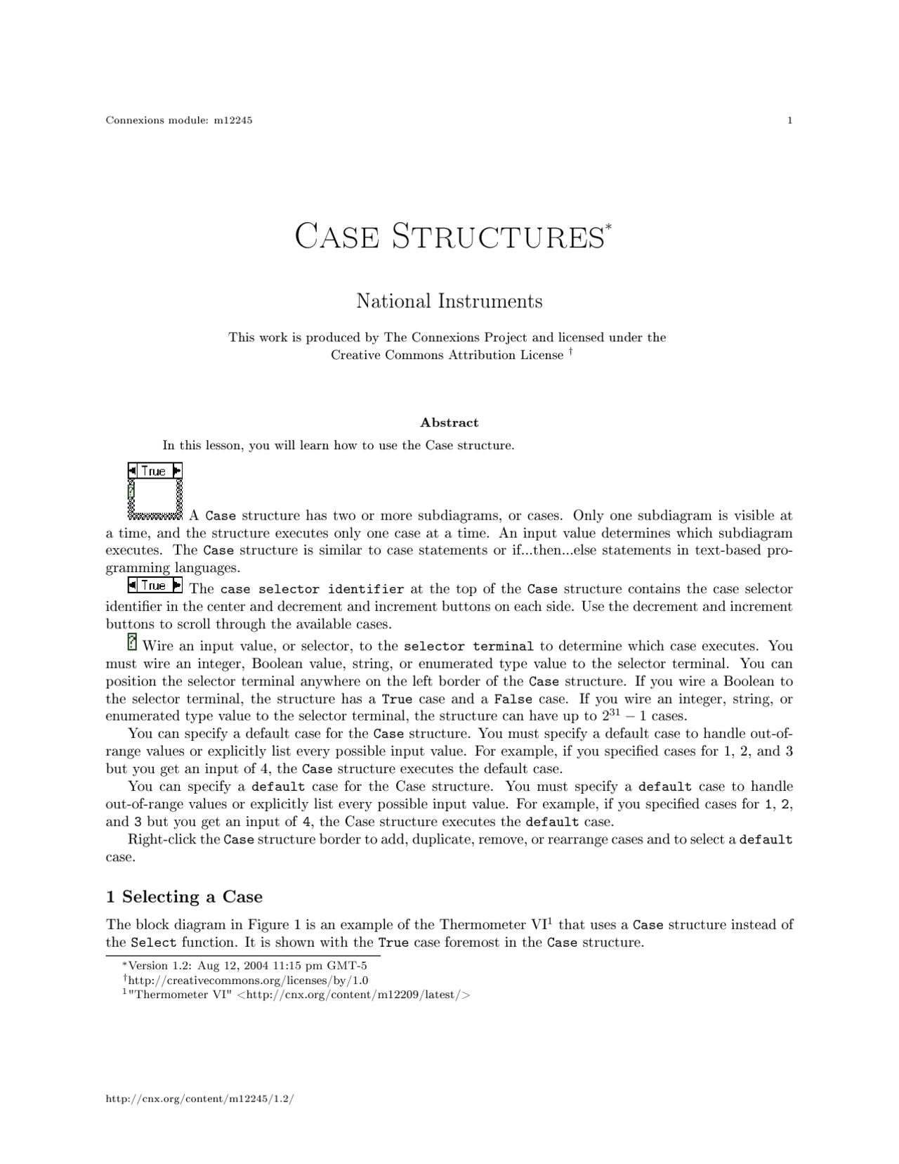 Case structures, college study notes - Case structures - Docsity