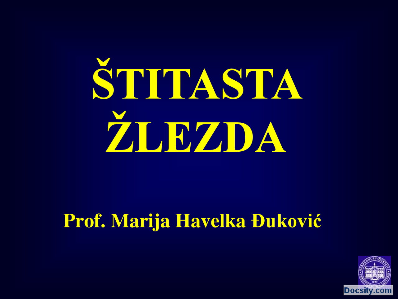 Stitasta zlezda-Slajdovi-Endokrinologija-Medicina (1) | Slajdovi ...