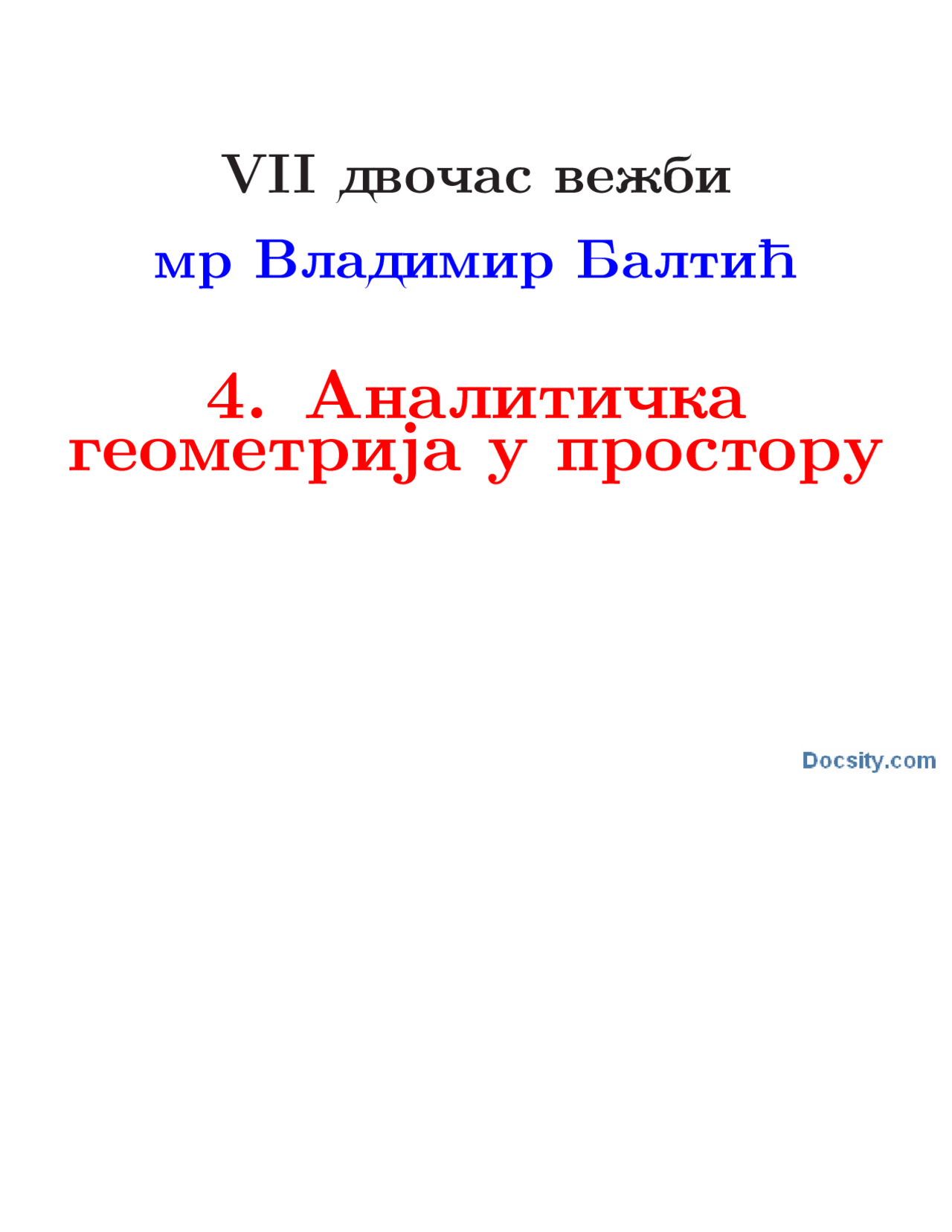Analiticka geometrija u prostoru-Slajdovi-Matematika 1-FON 02 ...
