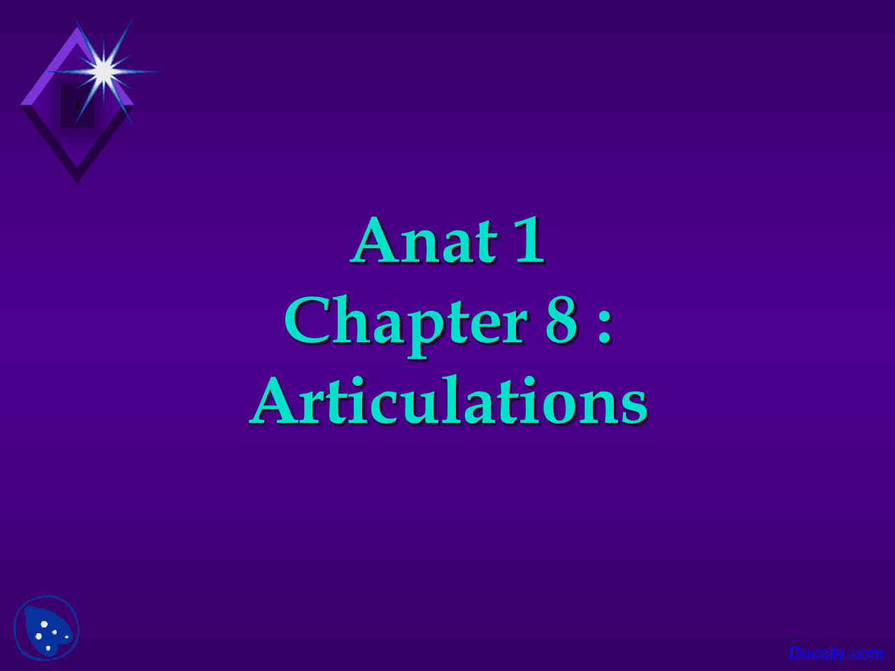 Classification Of Joints Anatomy Lecture Slides Docsity