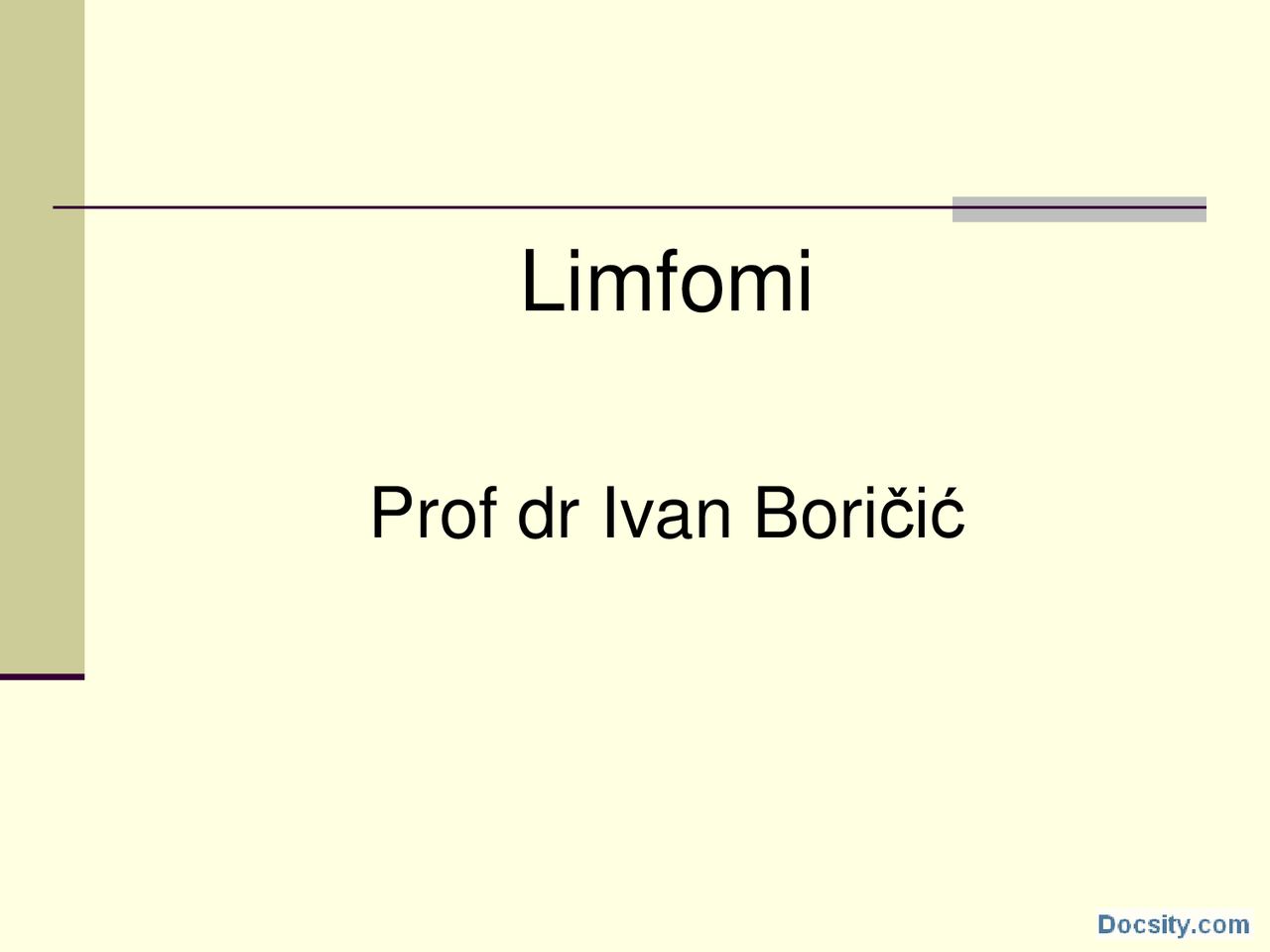 Maligni tumori limfnog tkiva-Slajdovi-Limfomi-Medicina (1) | Slajdovi ...