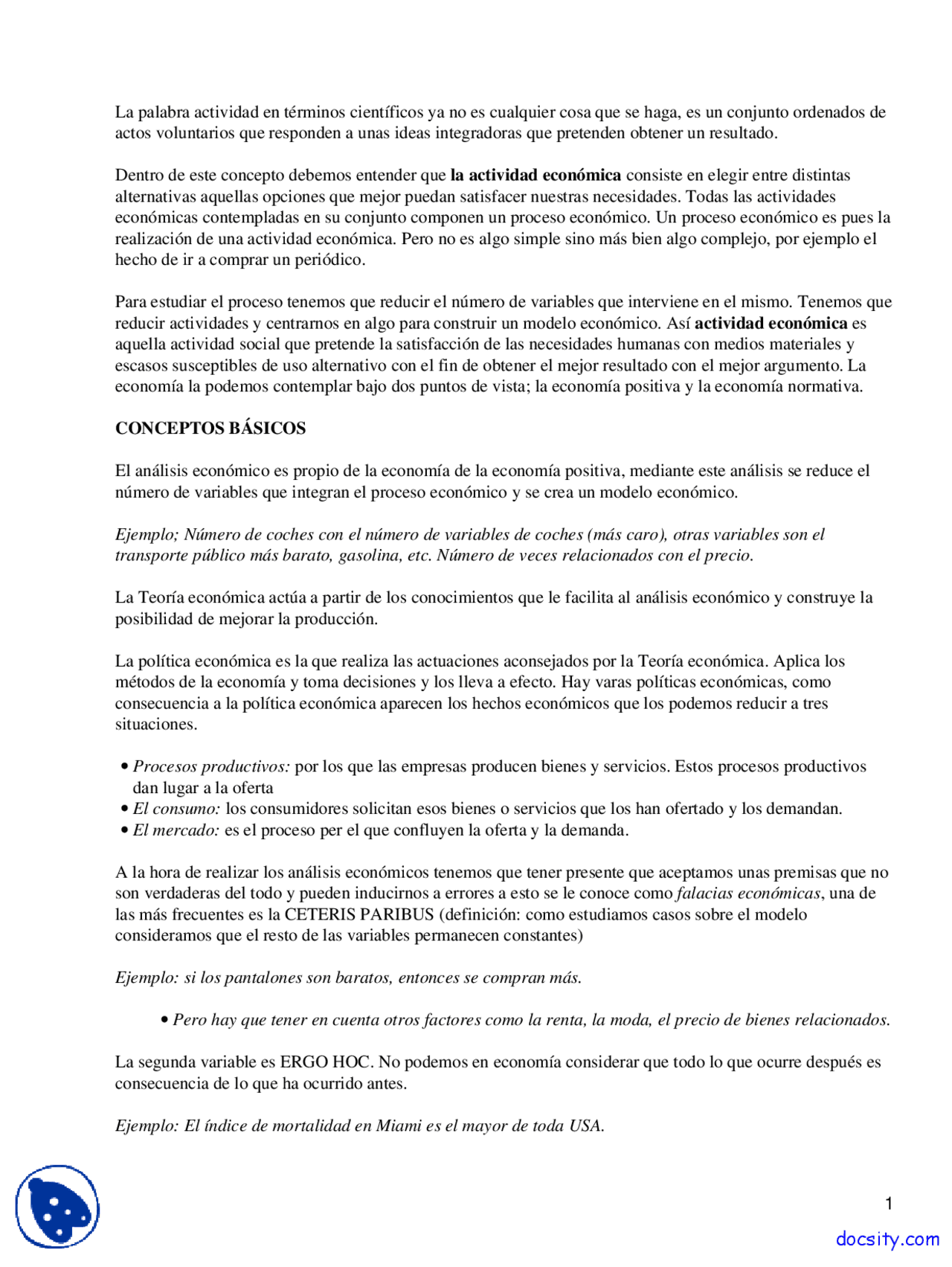 Conceptos Básicos Apuntes Macroeconomía Apuntes De Macroeconomía