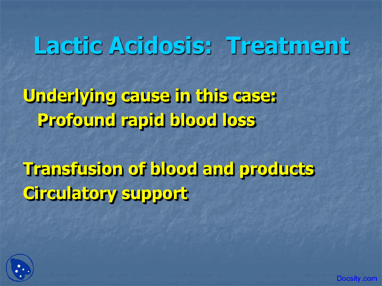 Metabolic Acidosis Part 2 Anesthesia Lecture Slides Docsity