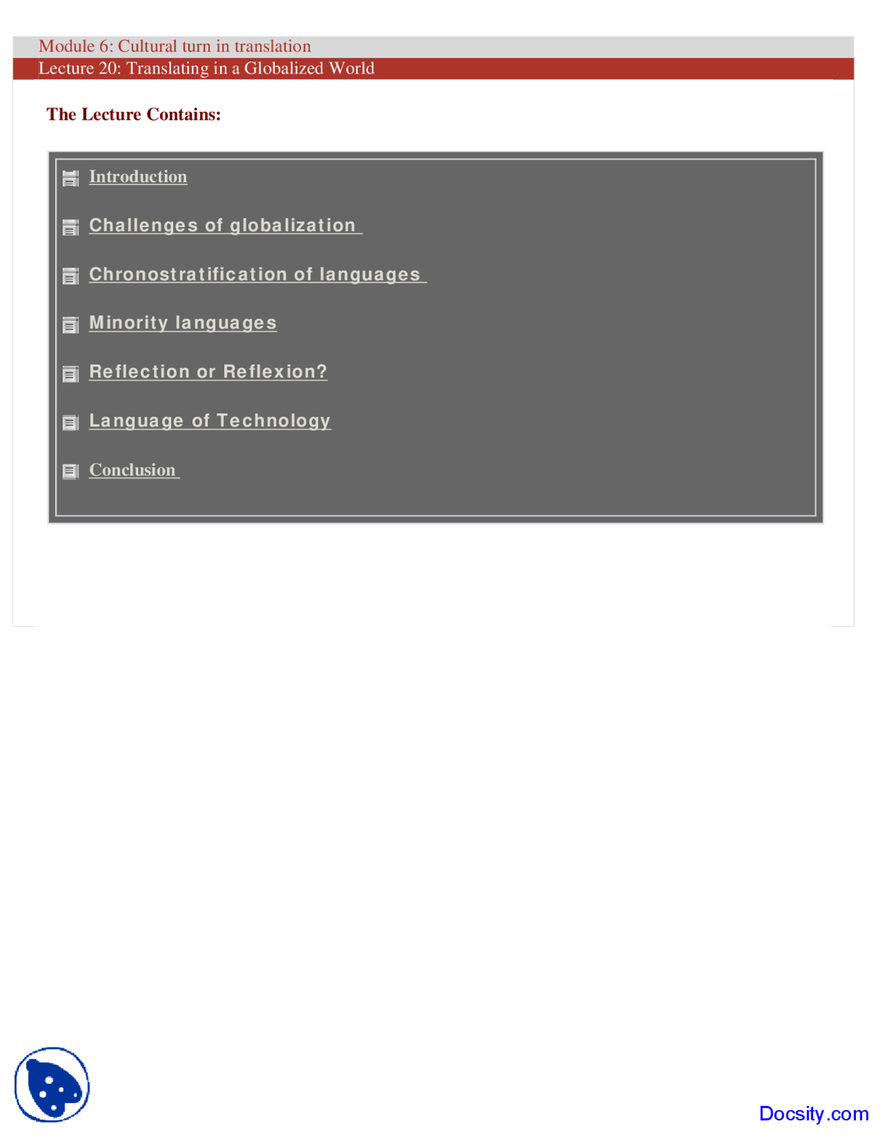 Translating In A Globalized World Social Sciences Lecture Slides